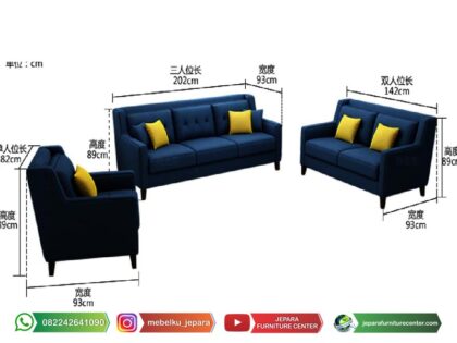 Sofa Ruang Tamu Minimalis Modern Terbaru 2025(SM01) Kursi Sofa Tamu ...